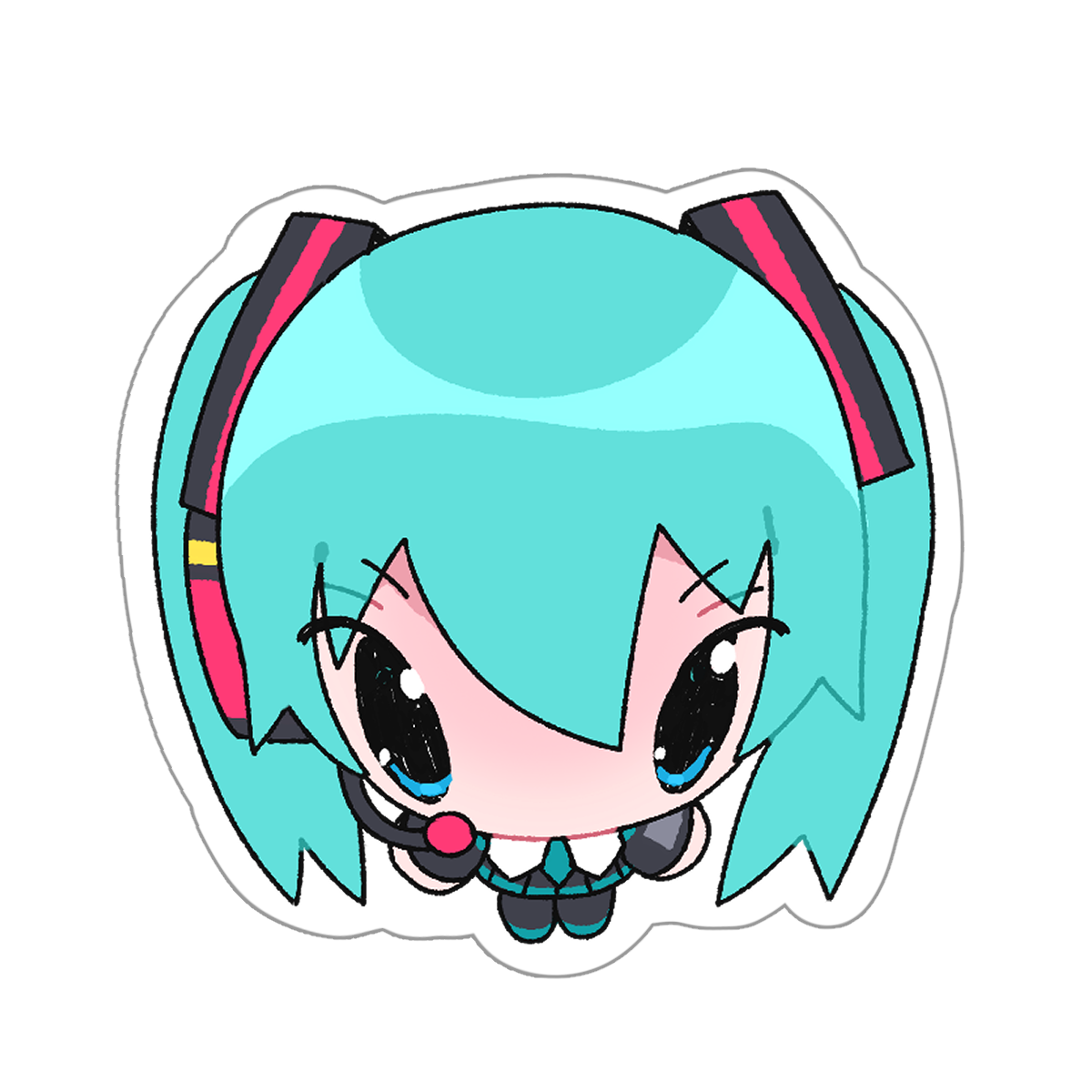 braincell miku sticker – rinihimme