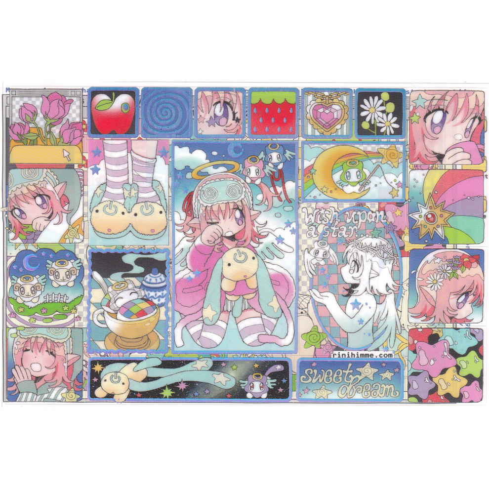 guardian angel sticker sheet – rinihimme